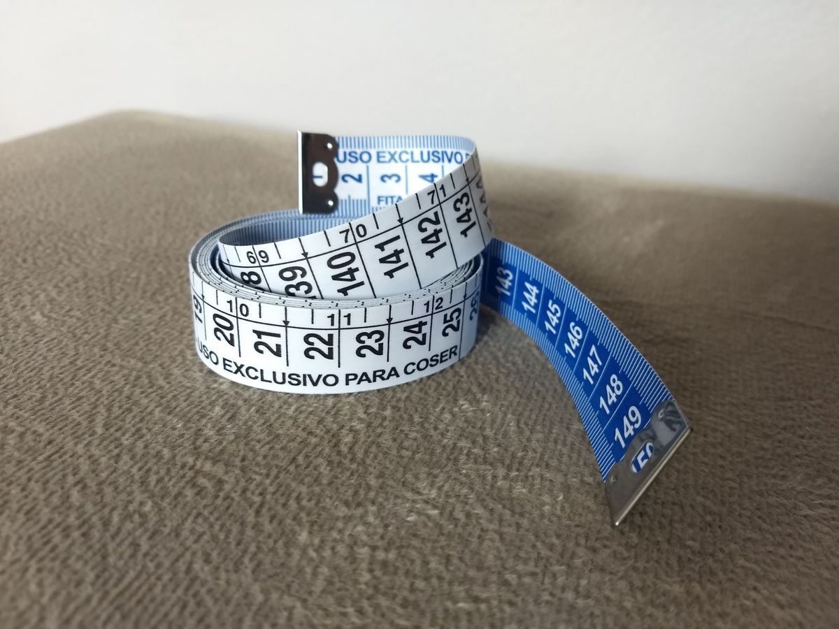 Fita Métrica Nova Profissional Dupla Face | Móvel p/ Casa Corrente Novo ...