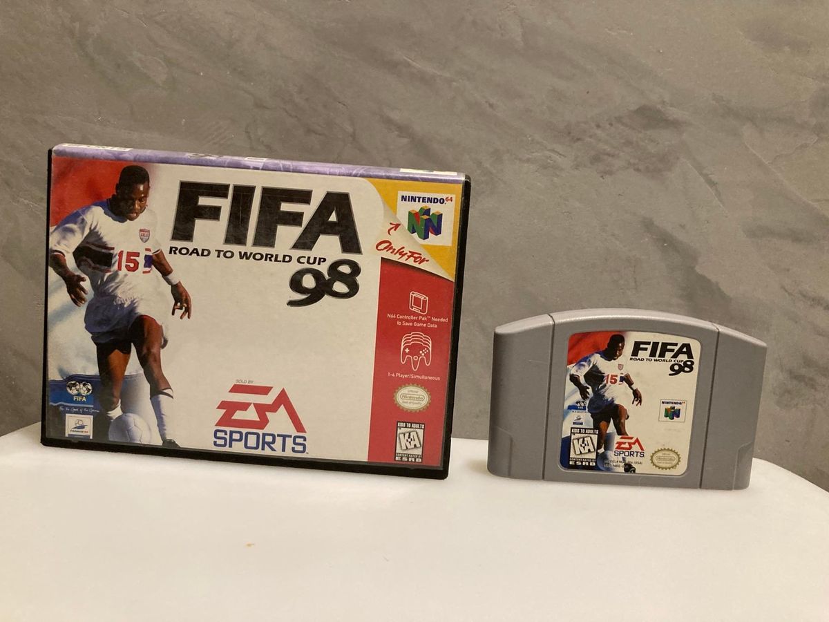 Fita Nintendo 64 - Fifa 98 | Original da Epoca | Jogo de Videogame ...