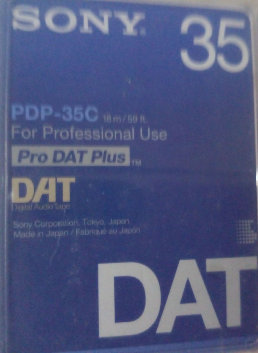 Fita Sony Dat 35 Minutos | Cacareco Sony Usado 83964711 | enjoei