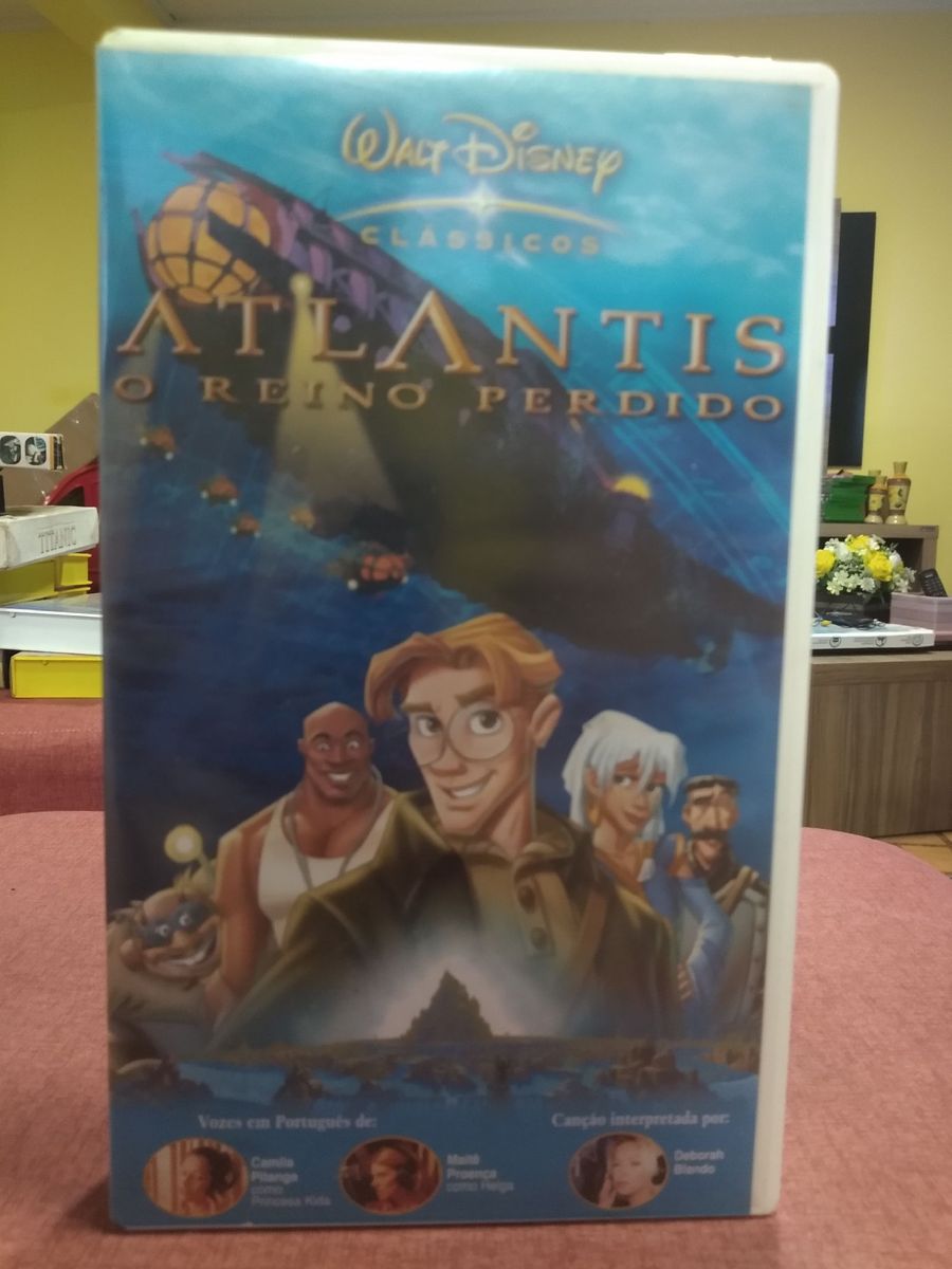 Fita Vhs Atlantis O Reino Perdido | Produto Vintage e Retro Disney ...