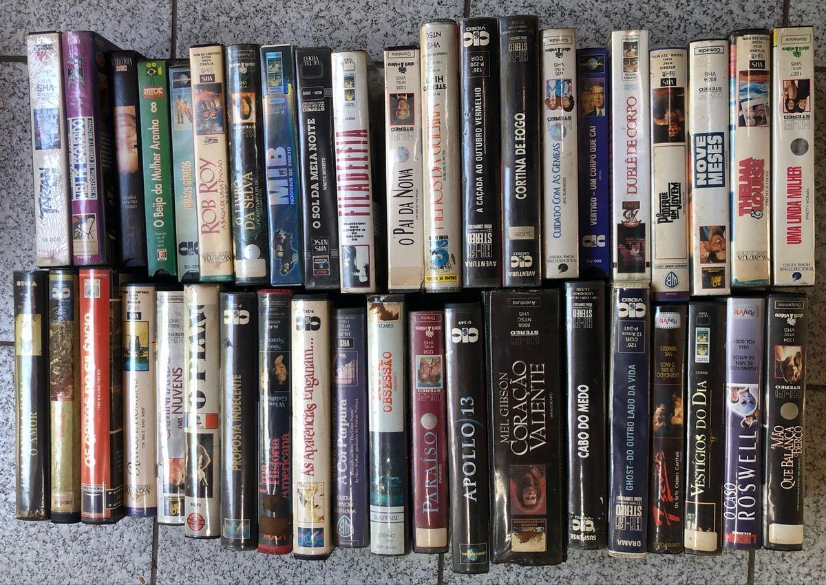 Fita Vhs Filmes Originais | Produto Vintage e Retro Vhs Usado 72363128 ...