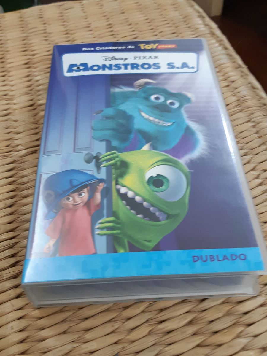 Fita Vhs - Monstros S.a. | Filme e Série Disney Usado 51945201 | enjoei