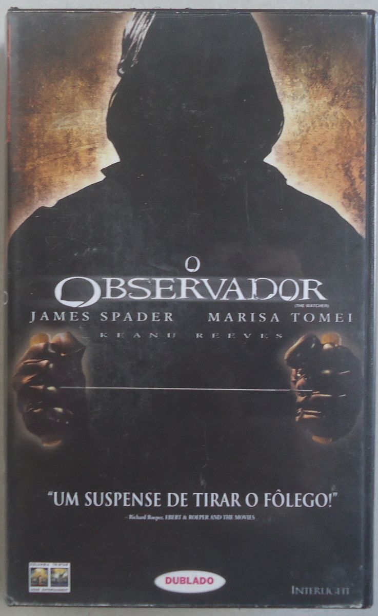 Fita Vhs O Observador, Keanu Reeves, James Spader, Dublado | Filme e ...