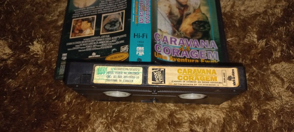 Fita Vhs Original Star Wars Caravana da Coragem Uma Aventura Ework ...