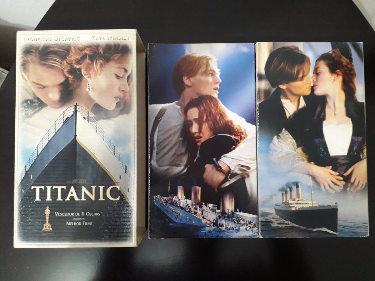 Fita Vhs Titanic Dupla Legendado | Cacareco Usado 73315514 | enjoei
