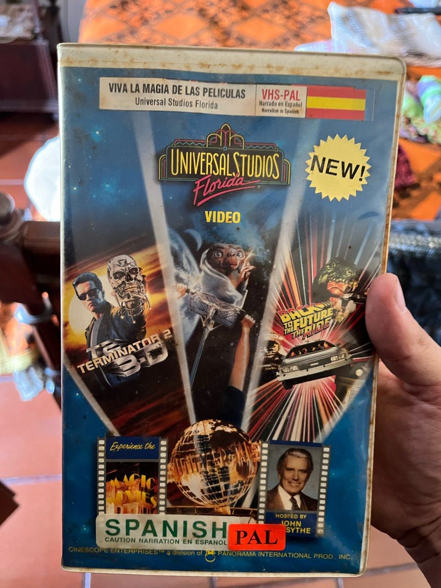 Fita Vhs - Viva a Magia do Cinema - Universal Studios Orlando - Florida ...