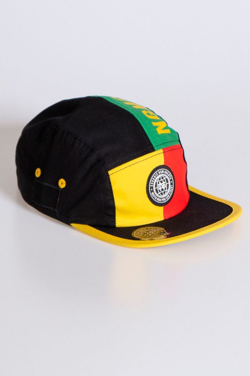 Five Panel Chronic Reggae (preto, Verde e Vermelho) 73890612 | enjoei