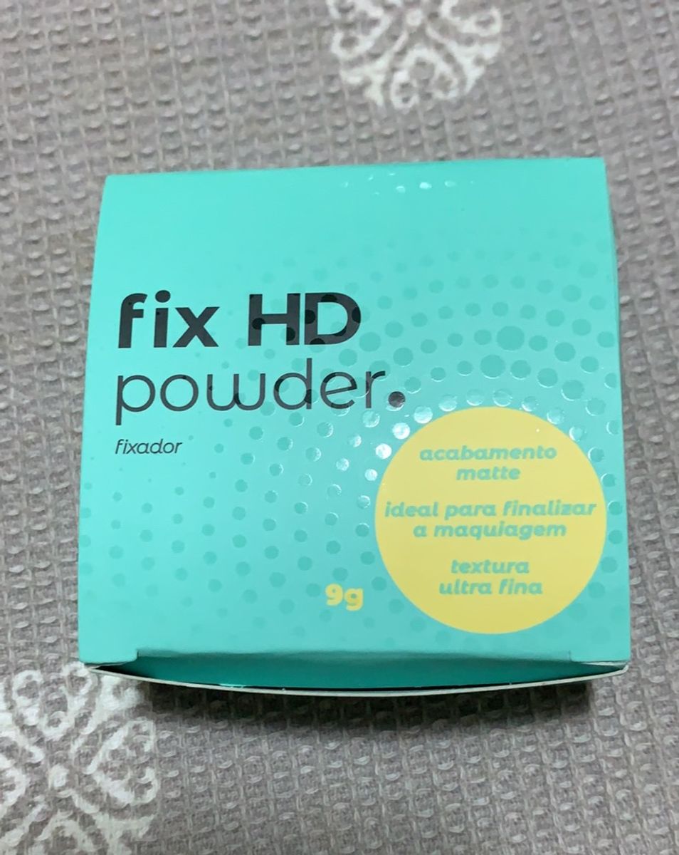Fix Hd Powder Fixador | Maquiagem Feminina Vizzela Nunca Usado 74890733 ...