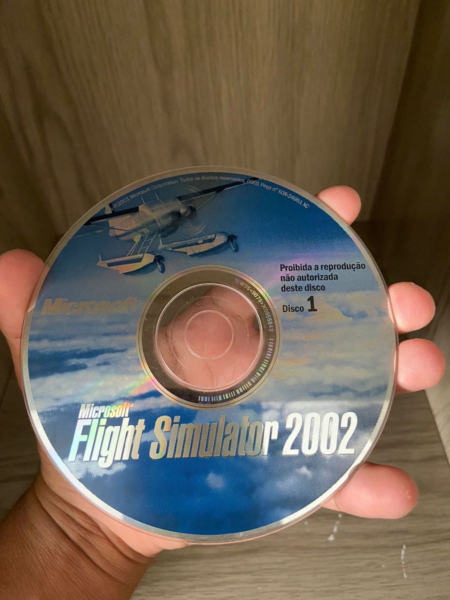 Flight Simulator 2002 para Pc com Os 3 Discos | Jogo de Videogame ...