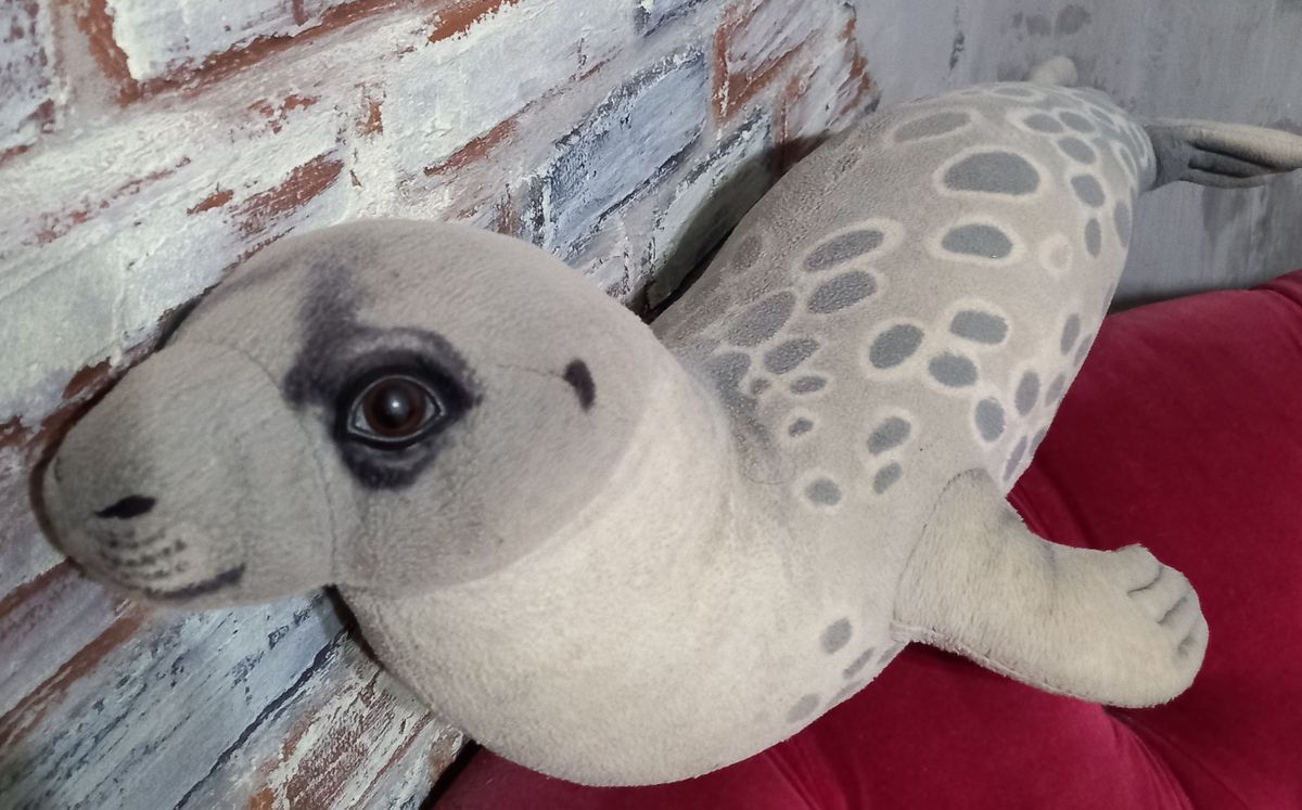 Foca Marinha Pelúcia Realista | Pelúcia Importado Usado 76778297 | enjoei