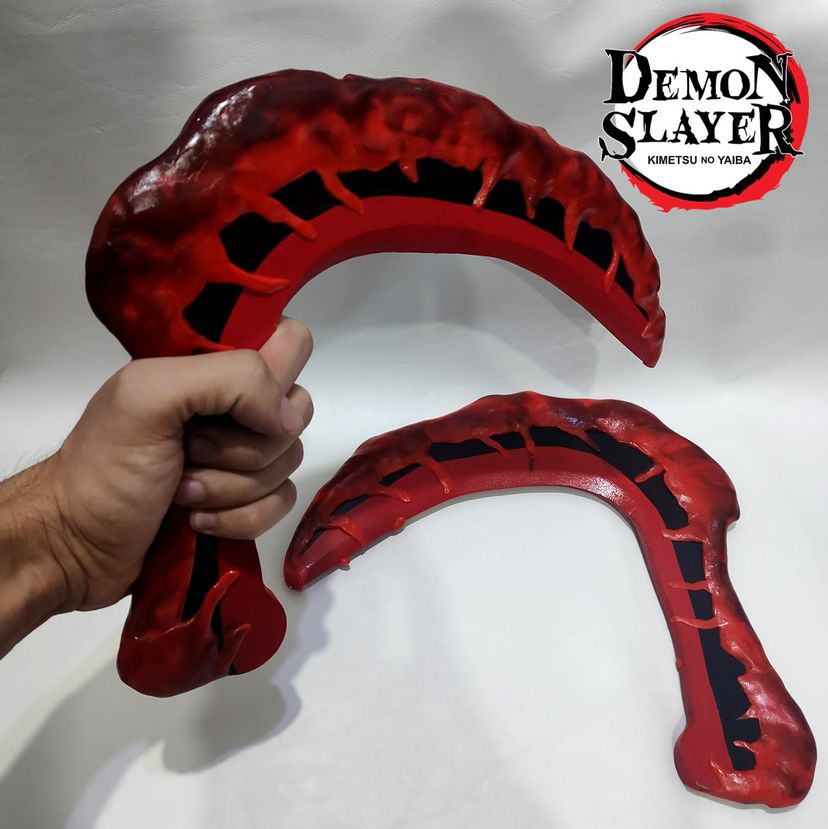 Foice Gyutaro Lua Superior 6 - Demon Slayer | Brinquedo Jmstore Nunca ...