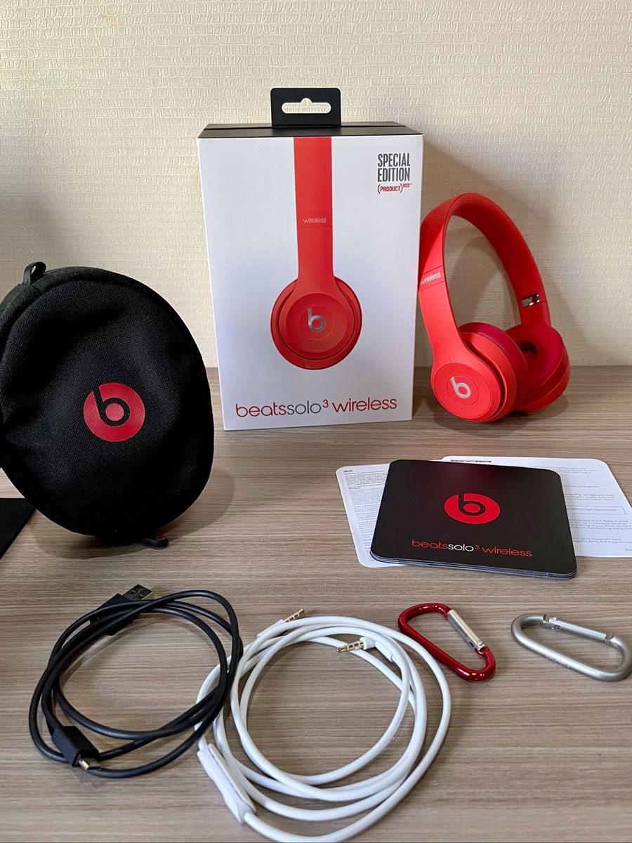 Fone Beats Solo 3 Wireless- Special Edition Red | Item Info & Eletro ...