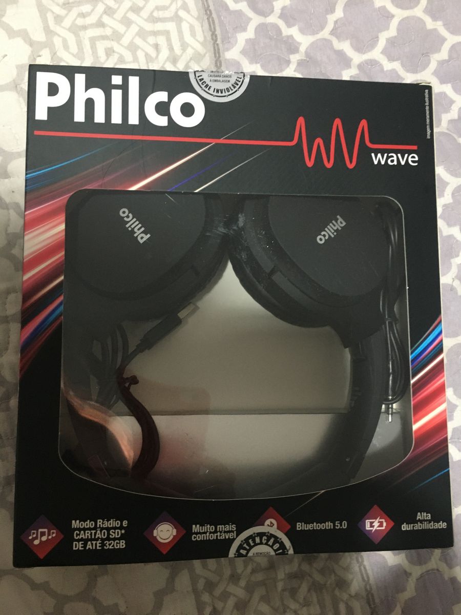 Fone de Ouvido Bluetooth Philco Wave | Item Info & Eletro Philco Usado ...