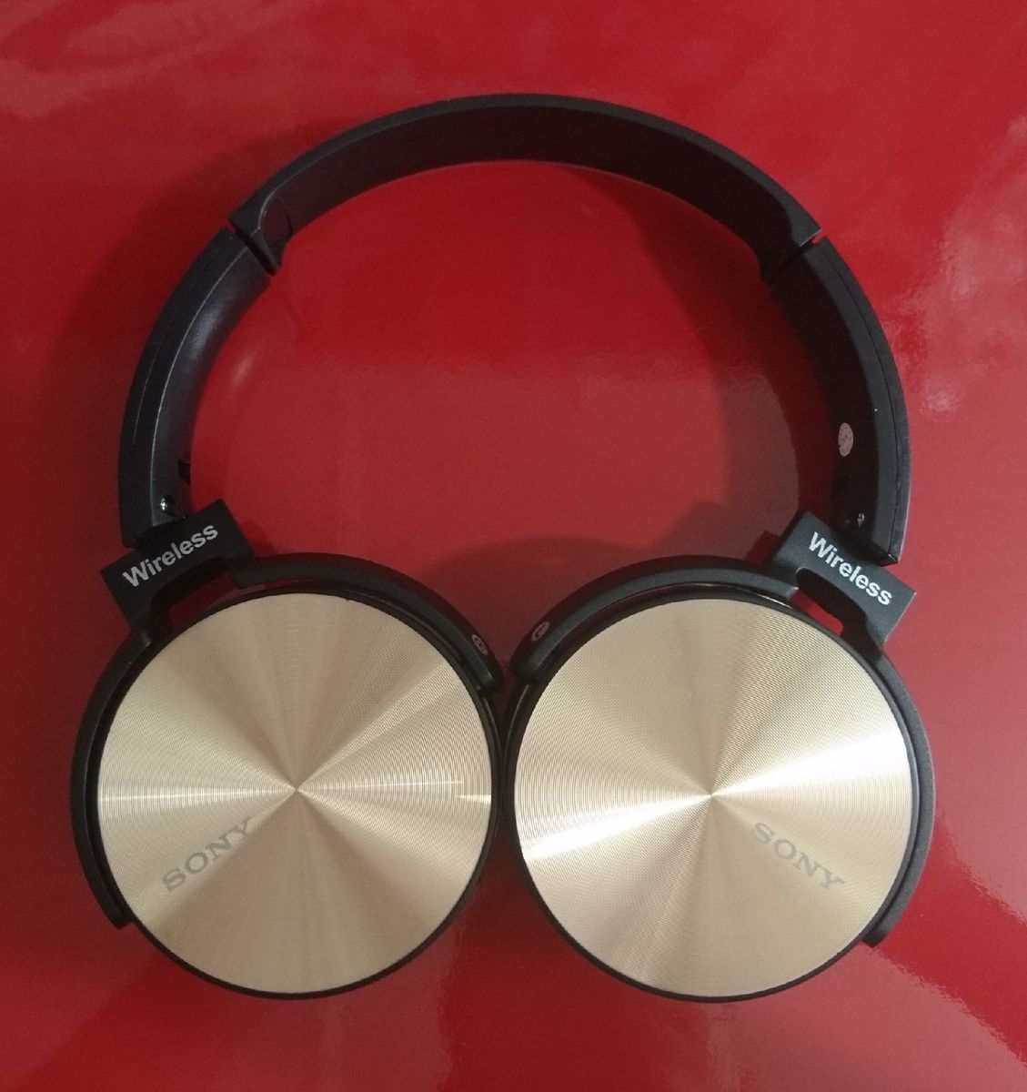 Fone de Ouvido Bluetooth Sony Dourado | Celular Sony Nunca Usado ...