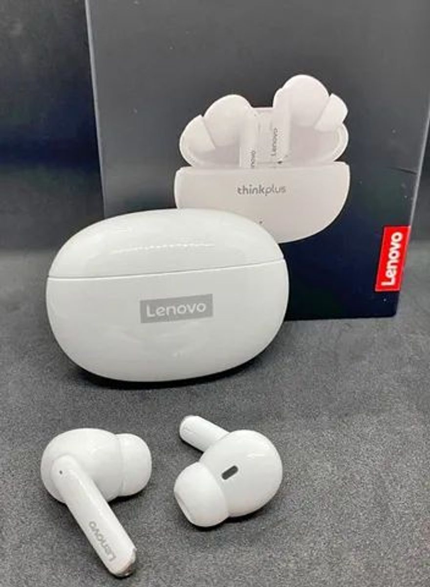 Fone de Ouvido Lenovo Thinkplus Xt88 sem Fio Bluetooth 5.3 - Branco | Item de Música Lenovo ...