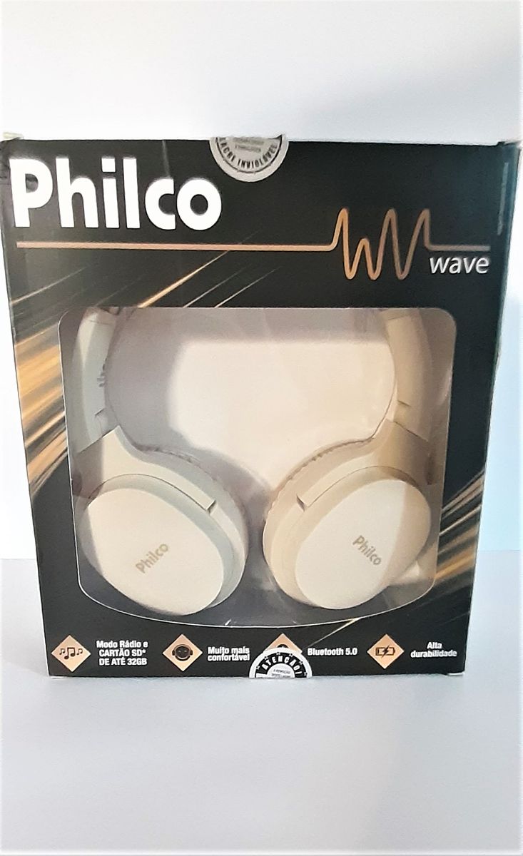 Fone de Ouvido Over-ear sem Fio Philco Wave Bege (sem Cabo P2) | Moda ...