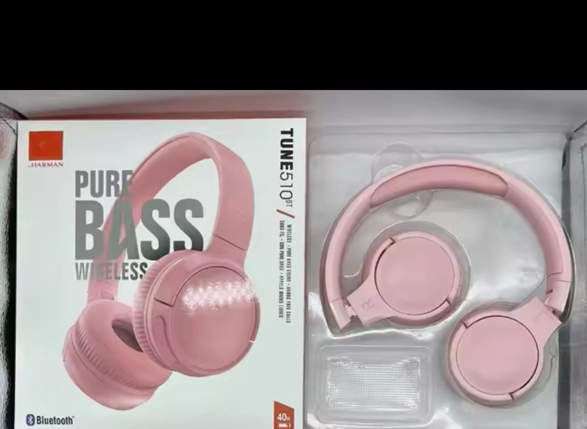 Fone de Ouvido sem Fio Bluetooth Jbl Tune T510bt Tws Stereo Rosa | Produto Feminino Jbl Nunca ...