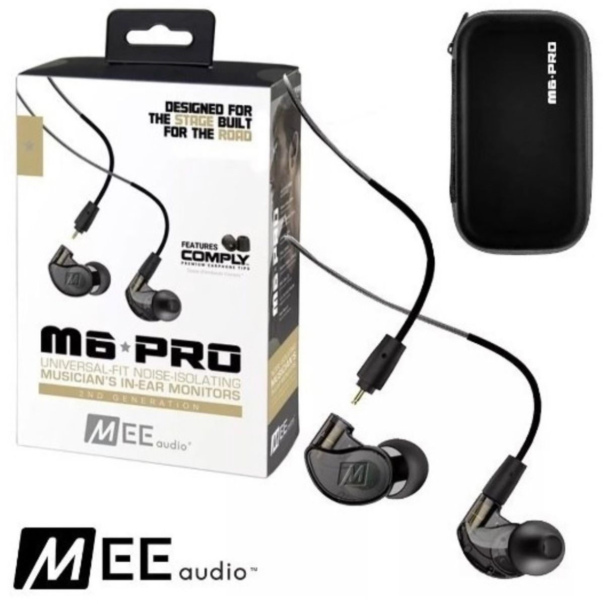 Fone de Retorno Mee Audio M6 Pro G2 - Preto | Item de Música Mee Professional Nunca Usado ...