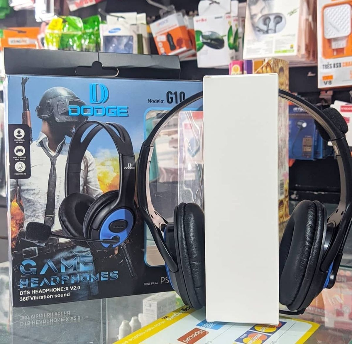 Fone Headset Gamer Dodge G10 Profissional com Microfone Som Imersivo ...