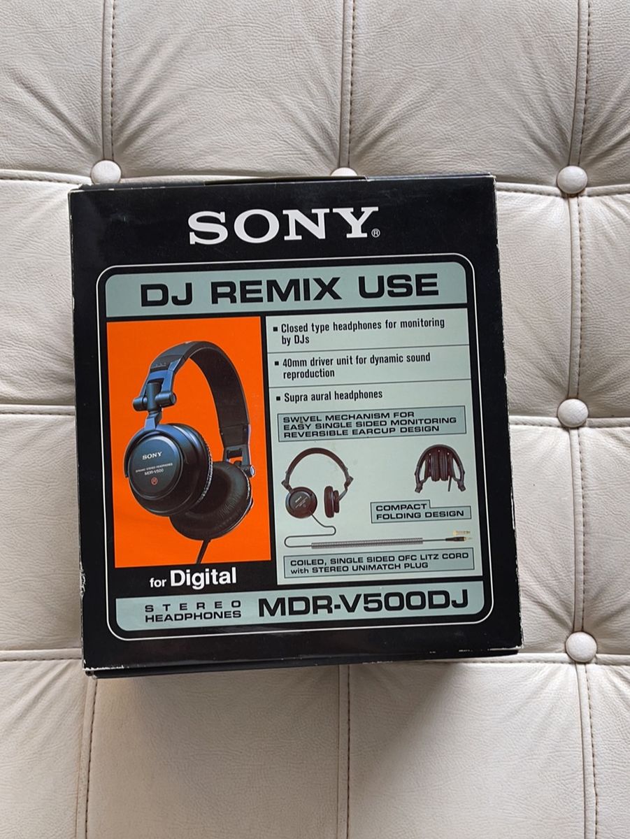 Fone Sony Mdr V500 Dj | Item de Música Sony Usado 69654658 | enjoei