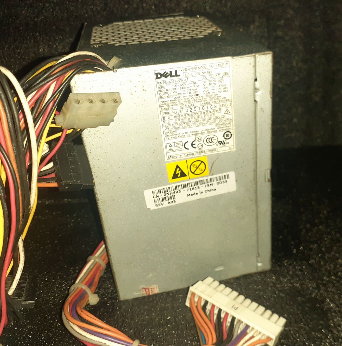 Fonte Compultador/servidor Dell , 350 Watts. | Computador Desktop Dell ...