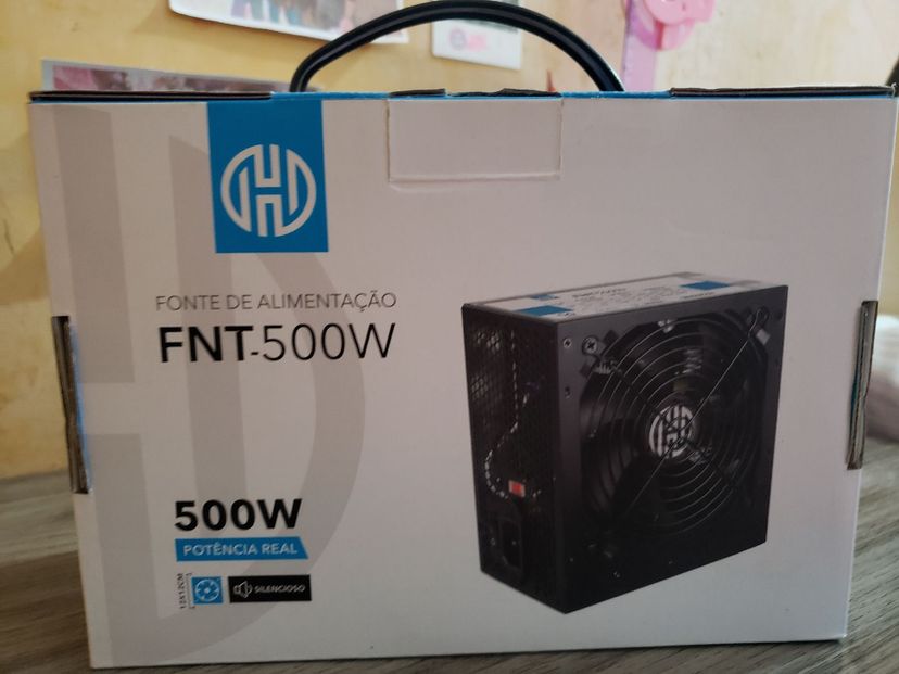 Fonte de Alimentação Fnt- 500w | Computador Desktop Hoopson Nunca Usado ...