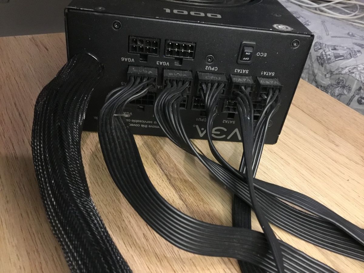 Fonte Evga 1000 Gq, 80+ Gold 1000w, Semi Modular Power Supply 210-gq ...