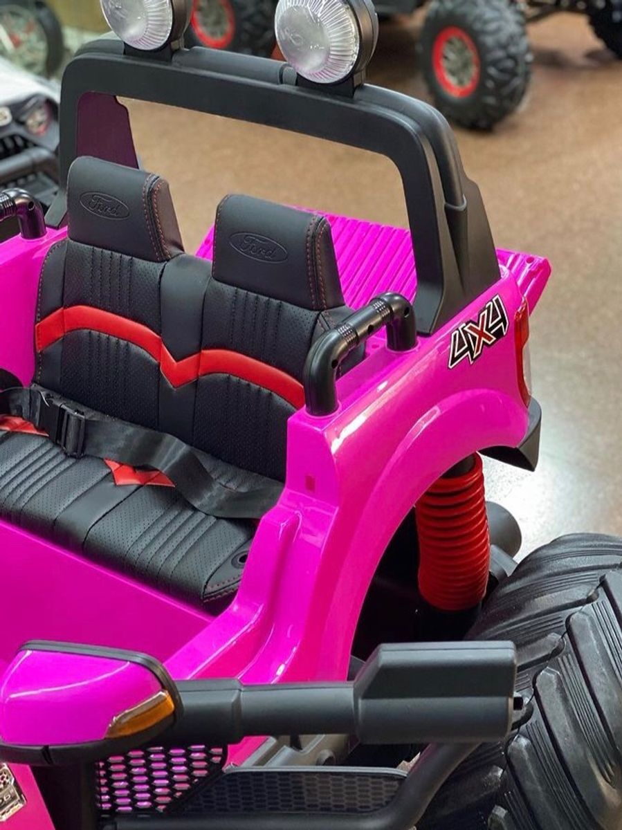 Ford Ranger Rosa Elétrica Infantil | Carrinho de Bebê Ford Nunca Usado ...