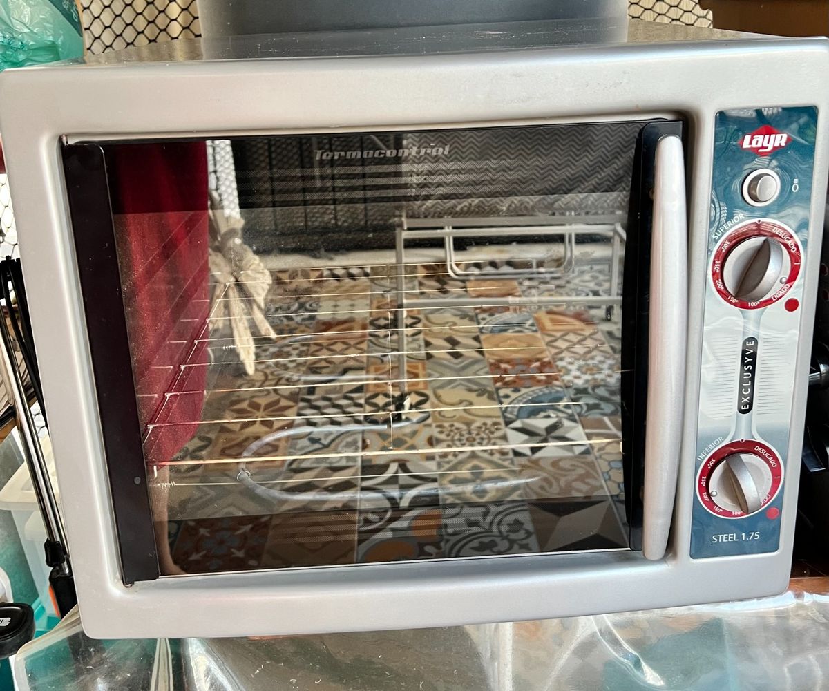 Forno Elétrico de Bancada Layr Inox 220v | Eletrodoméstico Layr Usado ...