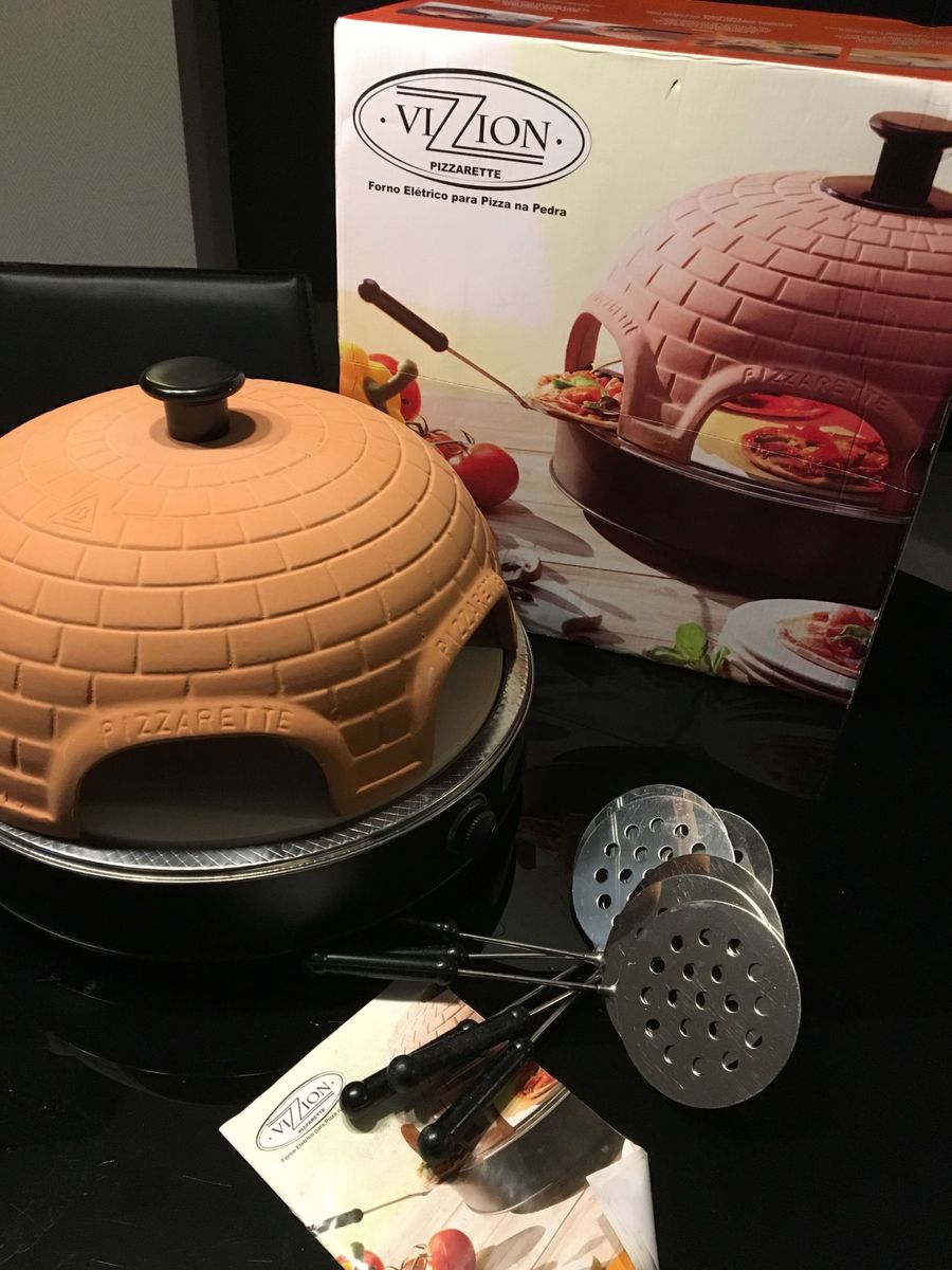 Forno Elétrico para Pizza Na Pedra | Eletrodoméstico Vizzion Usado ...