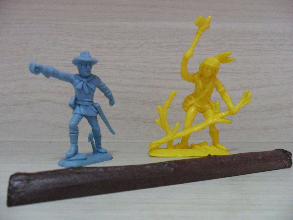 Forte Apache Personagens Originais Antigo Forte Apache Anos 80 Soldado e Índio Gulliver ...