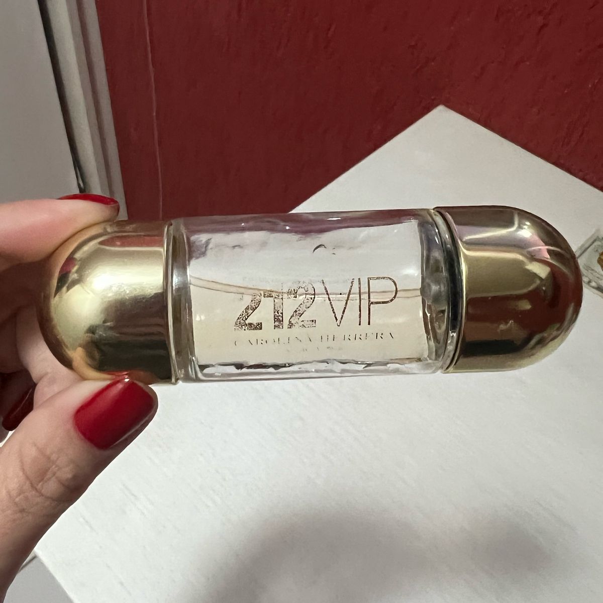 Frasco Perfume 212 Vip | Perfume Feminino Carolina Herrera Usado ...