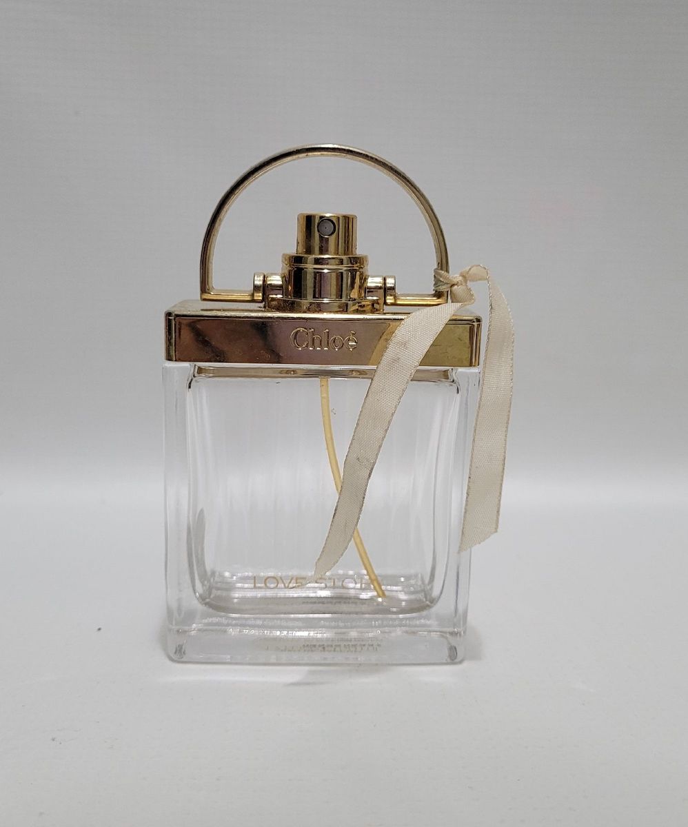 Frasco Vazio Love Story 50ml Chloé.(cód.2841) | Perfume Feminino Chloé ...