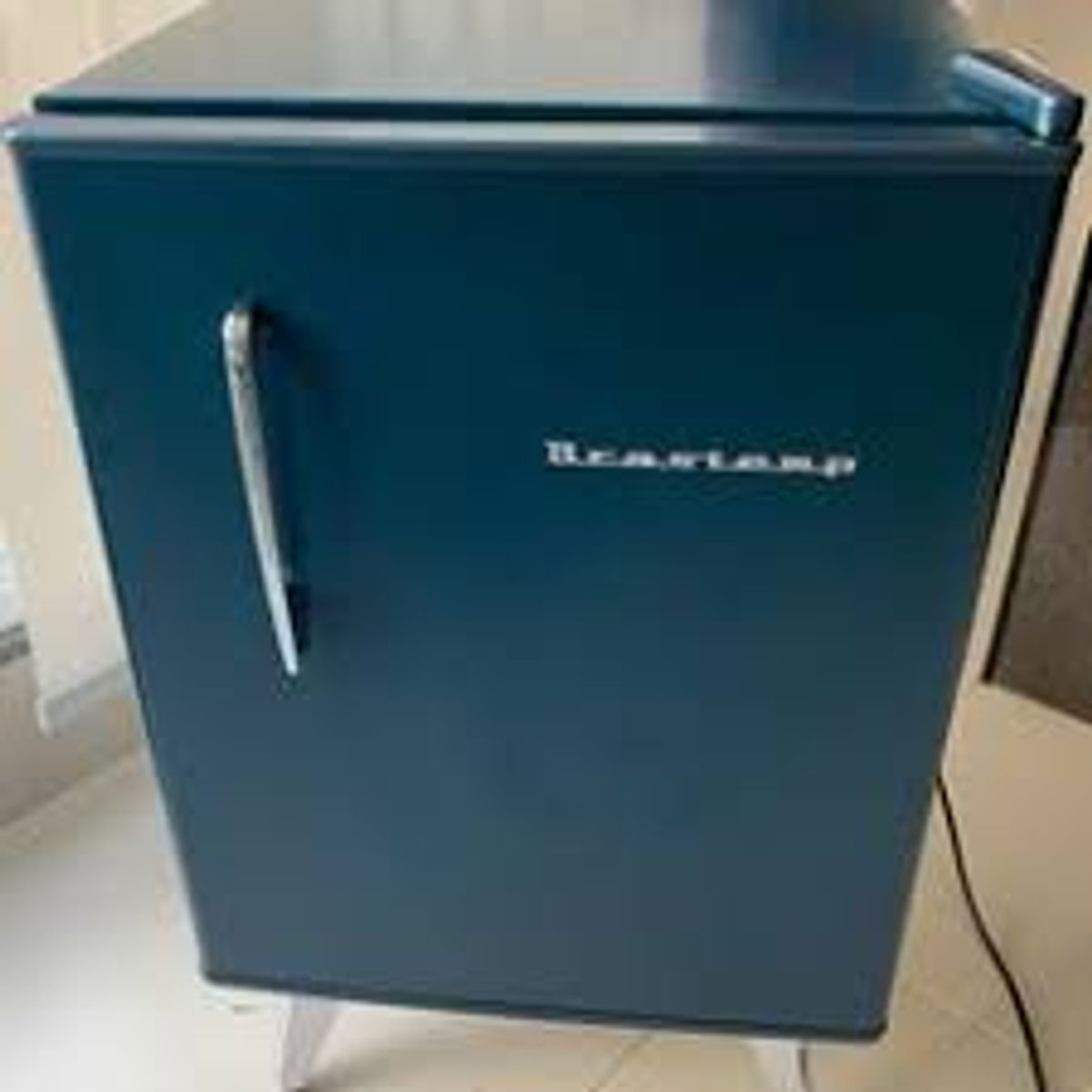 Frigobar Brastemp Retrô Azul Novo | Eletrodoméstico Brastemp Nunca ...