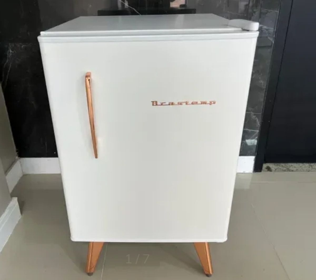 Frigobar Retro Branco 76 Litros | Eletrodoméstico Brastemp Usado ...