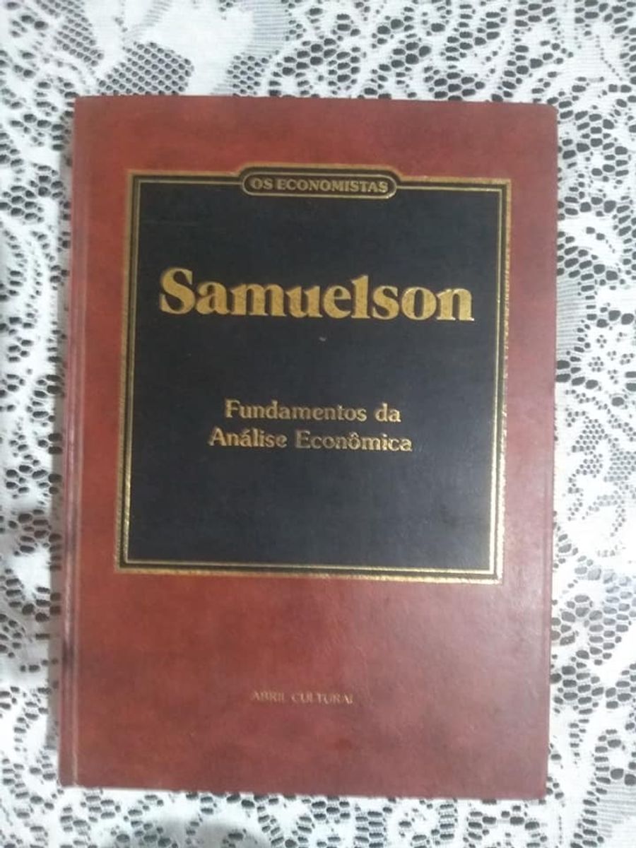 Fundamentos da Análise Economica - Paul A. Samuelson | Livro Abril ...
