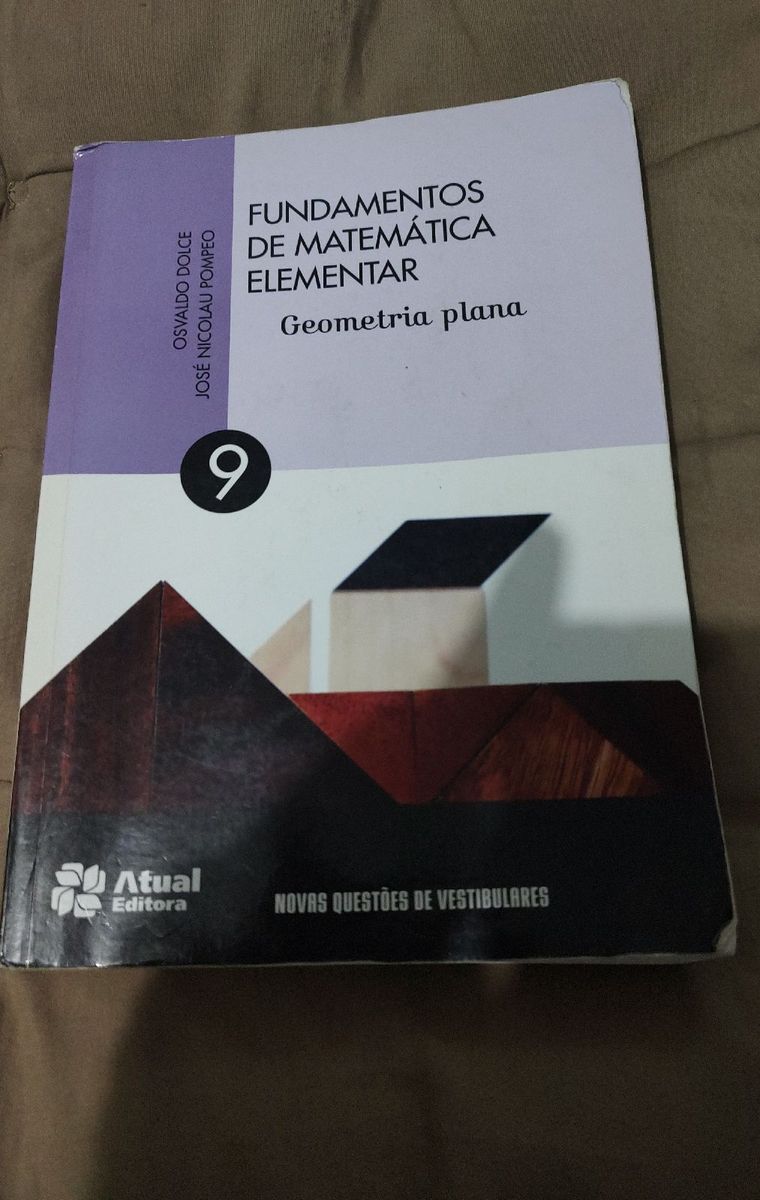 Fundamentos da Matemática Elementar Fme Volume 9 Geometria Plana | Livro Editora Atual Usado ...