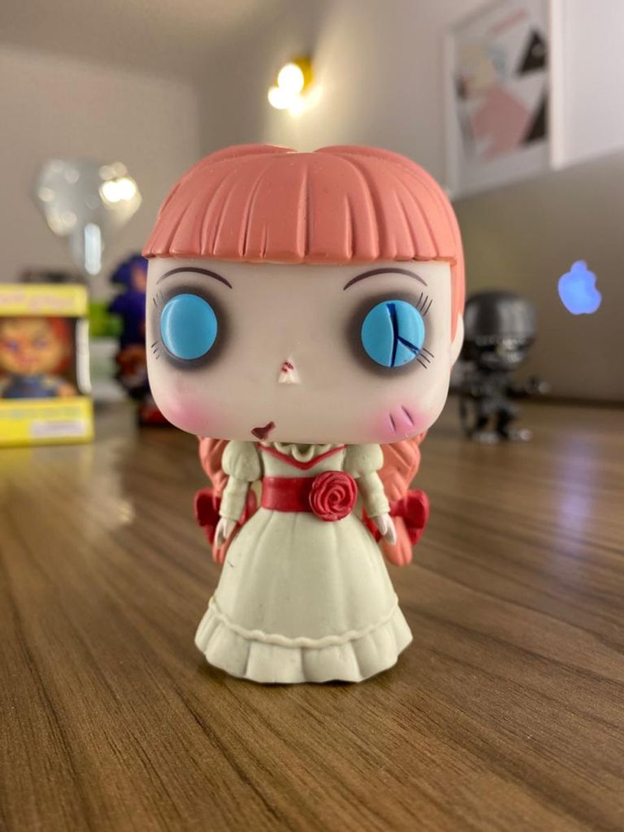 Funko Pop Annabelle Raro sem Caixa Amaldiçoado Filme de Terror Boneca ...