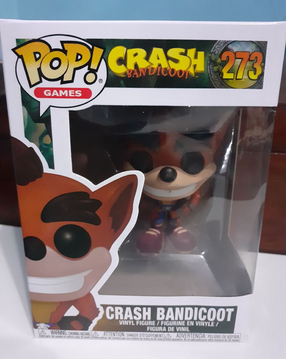 Funko Pop! Games 273 Crash Bandicoot | Cacareco Funko Nunca Usado 74887824 | enjoei
