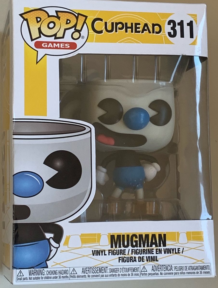 Funko Pop Mugman Cuphead 311 Original Boneco | Ipod e Mp3 Player Funko ...