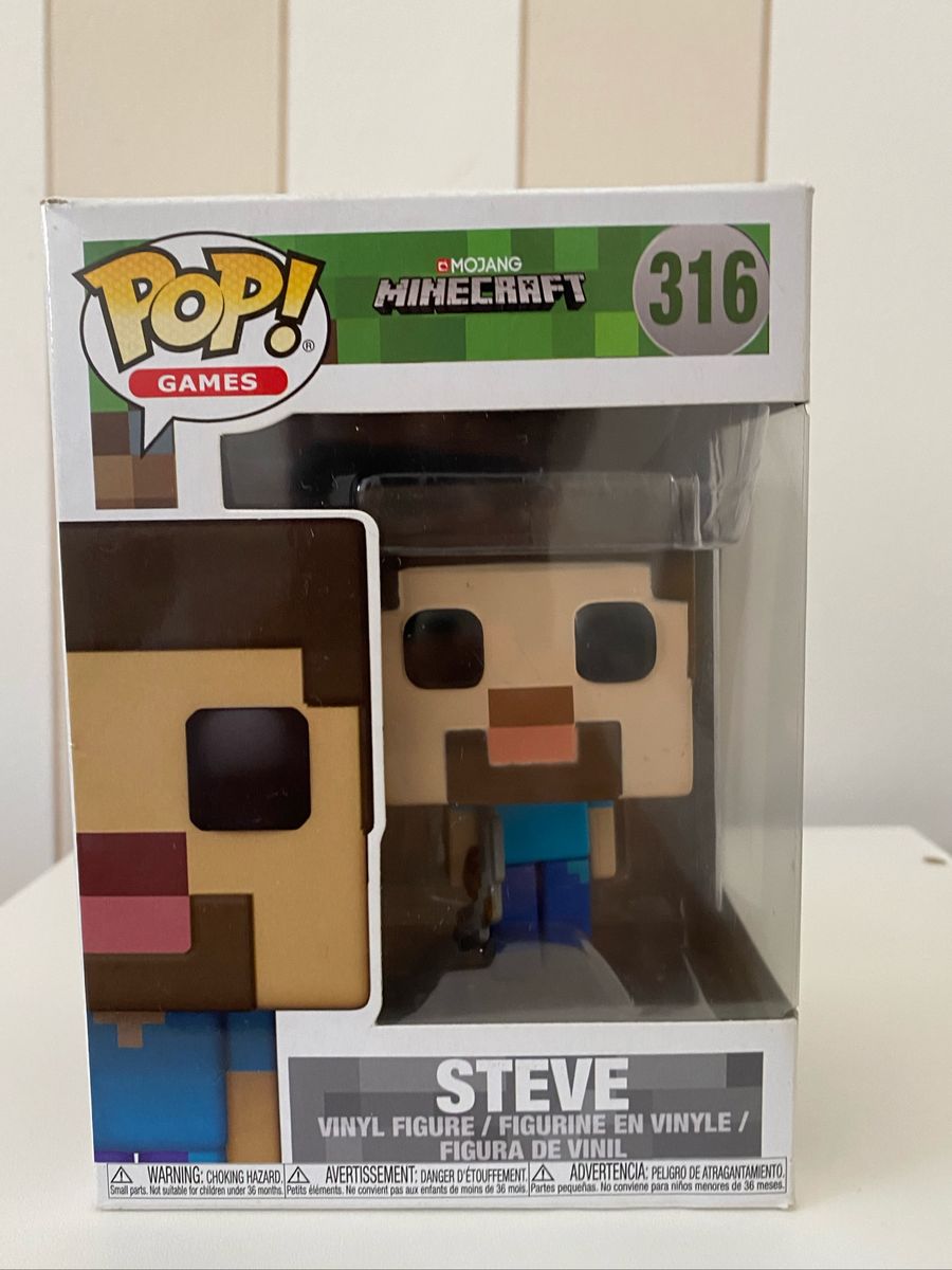Funko Pop Steve Minecraft #316 | Brinquedo Funko Pop Usado 45449417 ...