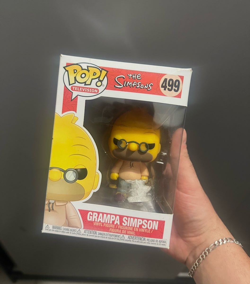 Funko Pop The Simpsons Grampa Simpson 499 | Brinquedo Funko Pop Nunca ...