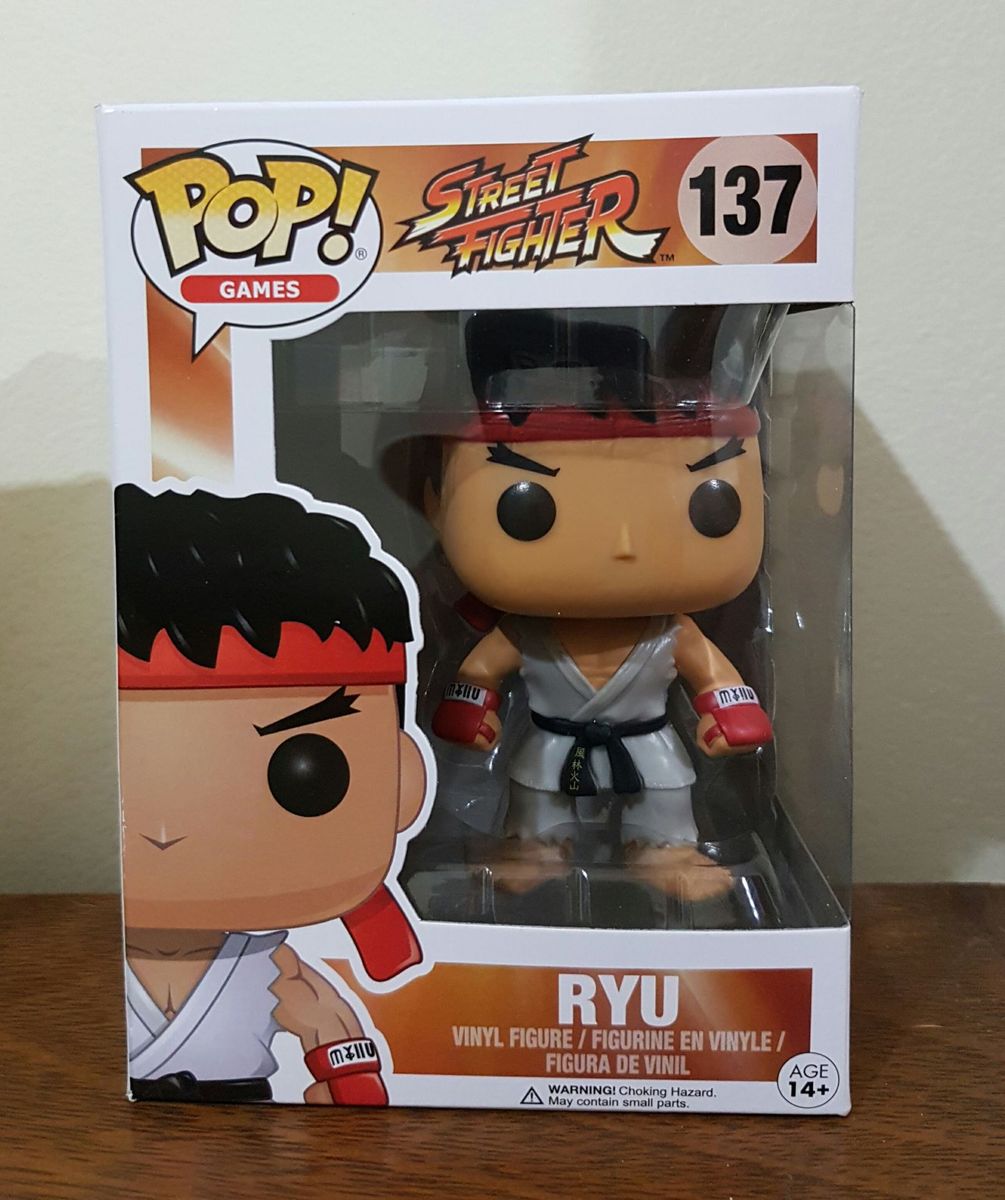 Funko Ryu Street Fighter Original Pop Games | Cacareco Funko Nunca ...
