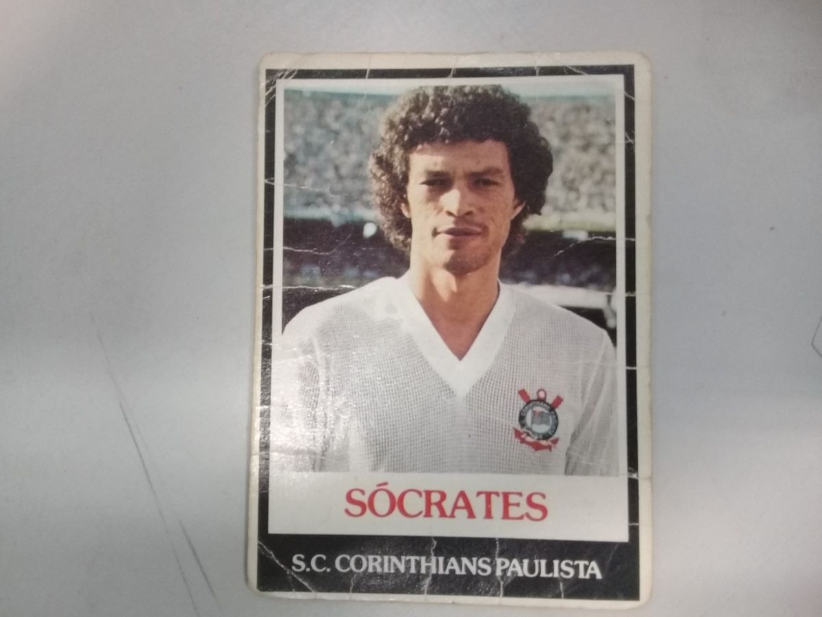 Futebol Cards Sócrates Corinthians Raríssimo Ping Pong N. 45 | Produto ...