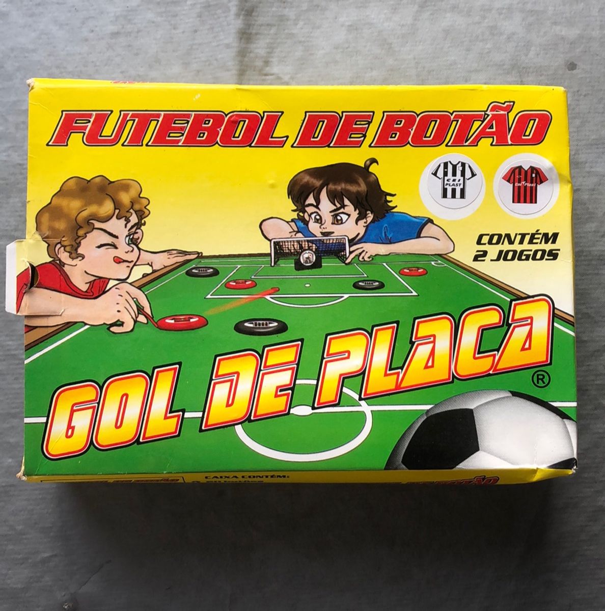 Futebol de Botão Gol de Placa Menino Jogo | Brinquedo Usado 77348220 | enjoei