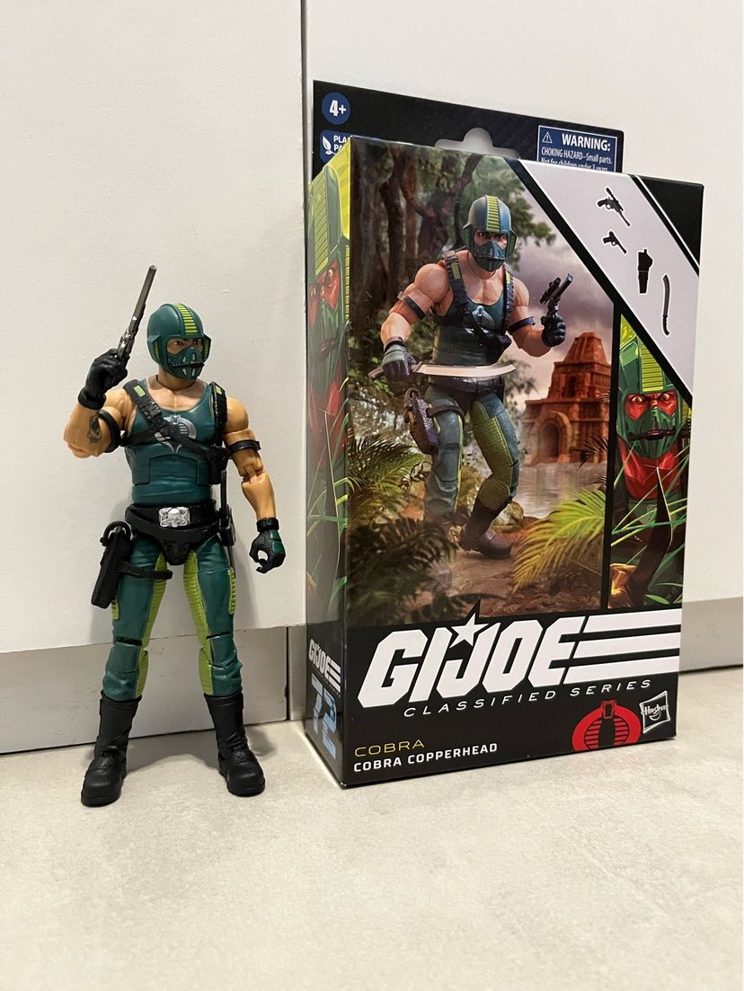 G.i. Joe Cobra Copperhead Completo e Na Caixa | Brinquedo Hasbro Usado ...