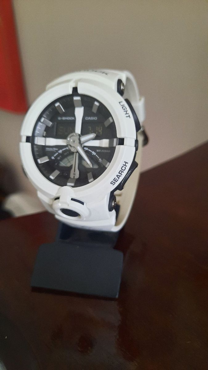 G Shock Ga 500 Branco | Relógio Masculino Casio Usado 106223943 | enjoei