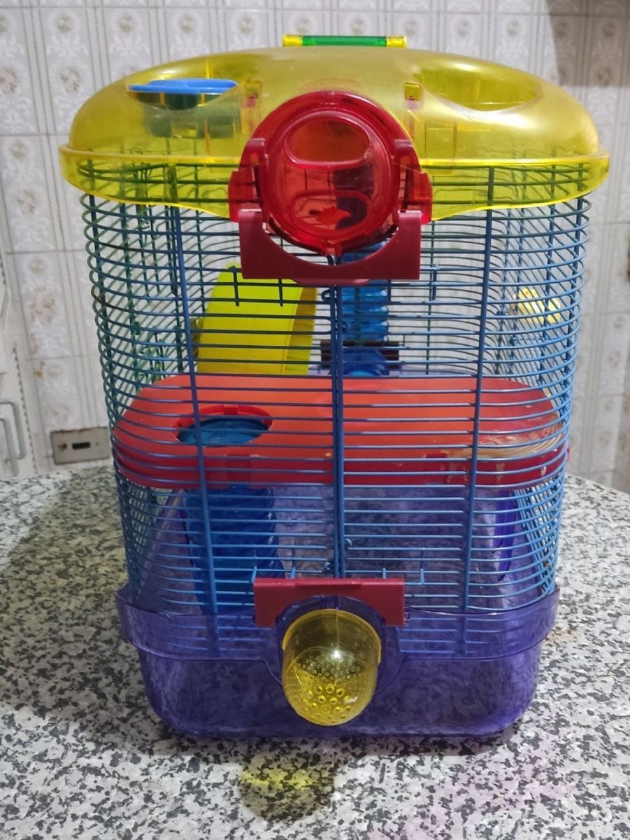 Gaiola Kaytee Crittertrail de 2 Níveis | Item p/ Pet Kaitee Usado ...