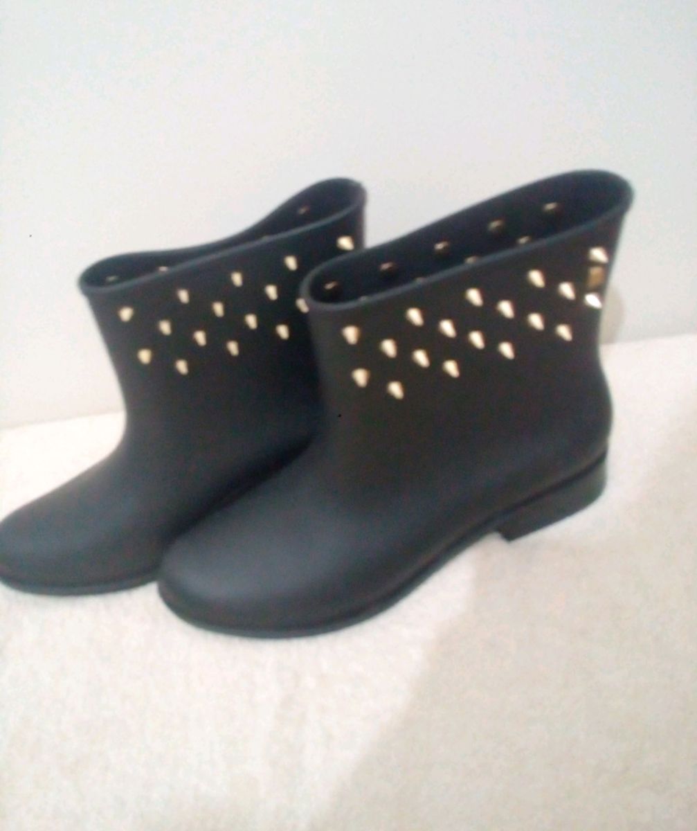 Galocha Melissa com Spikes | Bota Feminina Melissa Usado 15567810 | enjoei