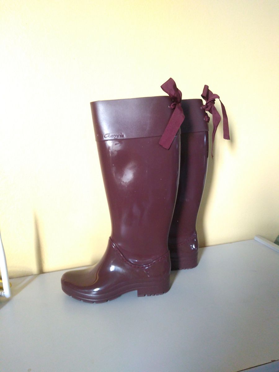 Galocha Vermelha | Bota Feminina Boaonda Nunca Usado 42760909 | enjoei